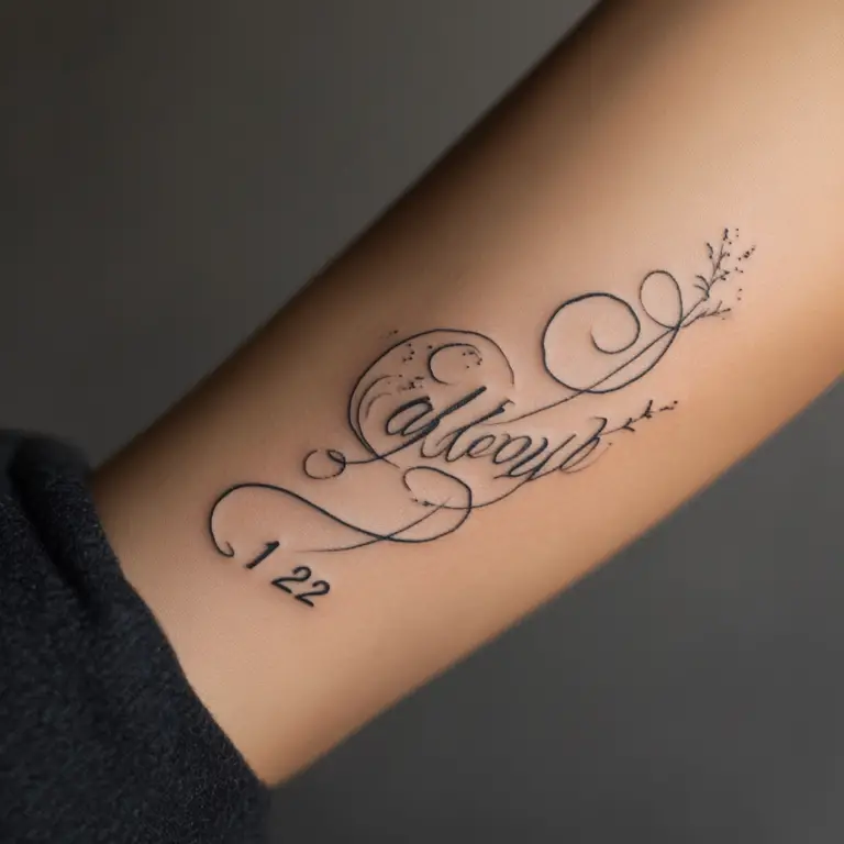 45+ Tattoos Numbers Ideas to Express Your Personal Milestones ...