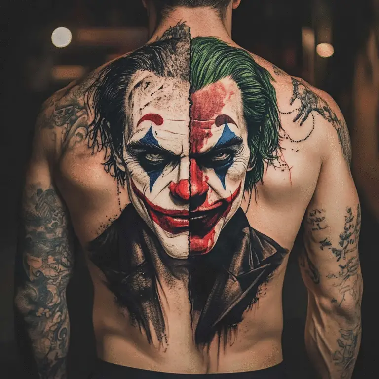 40 Epic Joker Tattoo Ideas: From Heath Ledger to Minimalist Designs ...