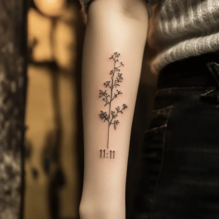 59+ Spiritual 11:11 Tattoo Ideas: Minimalist Designs & Meaningful ...