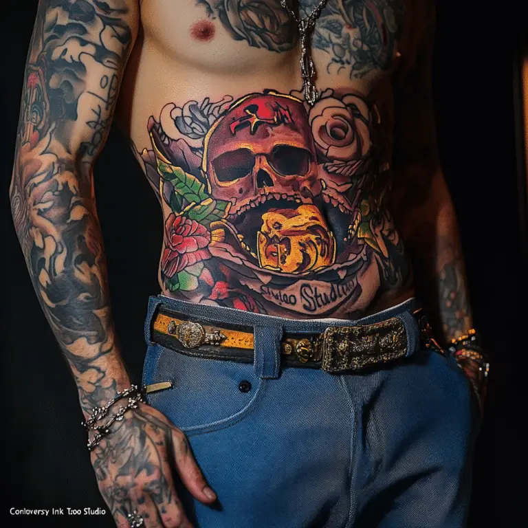 35+ Eye-Catching Stomach Tattoo Ideas for Women and Men | From Minimalist to Full Coverage ...