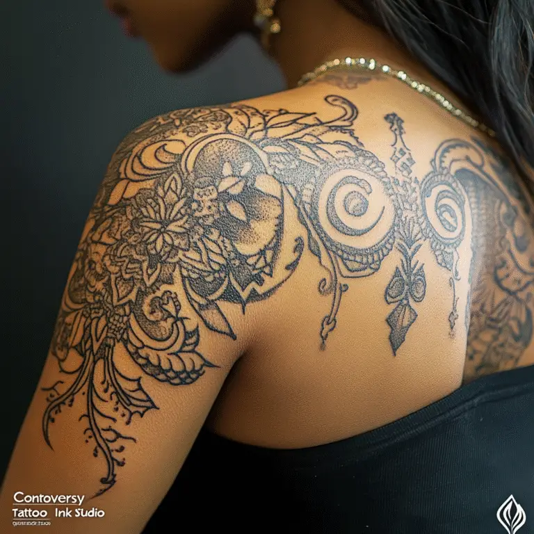 19+ Stunning Tattoo Ideas for Dark Skin: Vibrant Colors That Actually ...