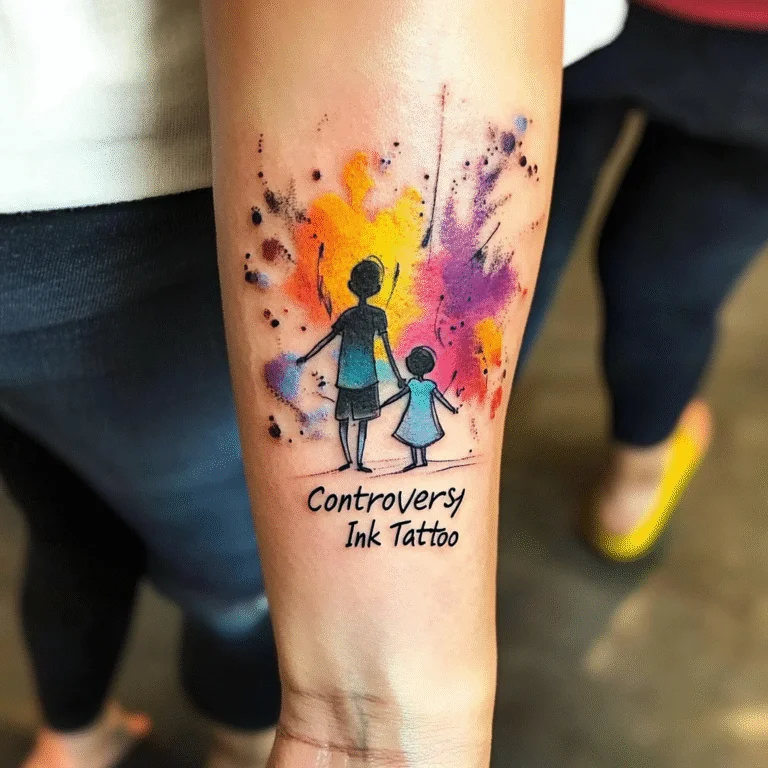 35+ Beautiful Tattoo Ideas to Honor Your Child's Name: Designs for ...