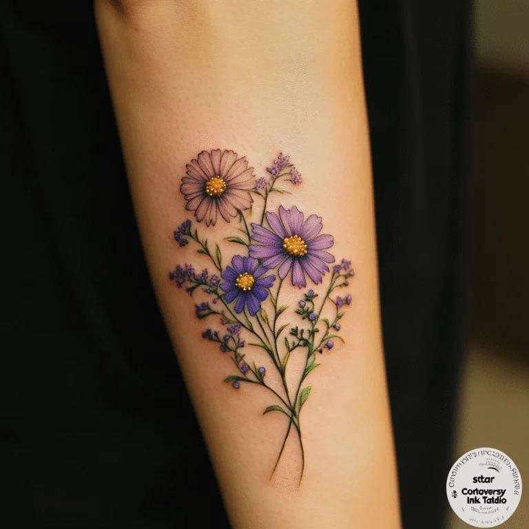 30+ Beautiful Birth Flower Tattoo Ideas: Meaningful Designs for Every ...