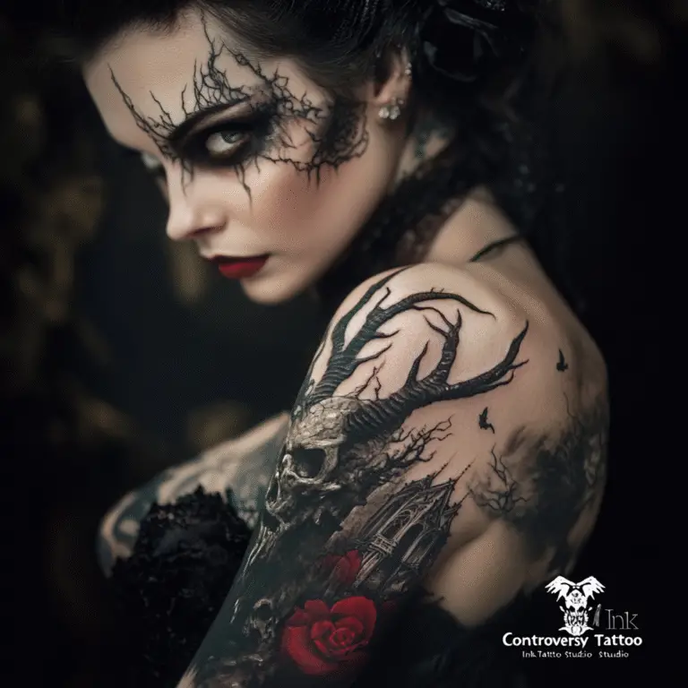 22+ Stunning Goth Tattoos That Embrace the Beauty in Darkness ...