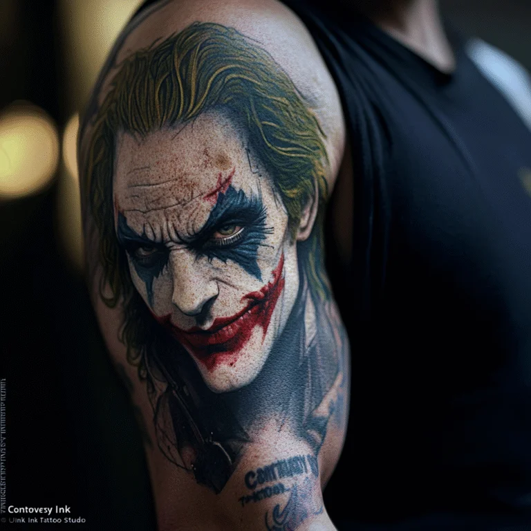 40 Epic Joker Tattoo Ideas: From Heath Ledger to Minimalist Designs ...