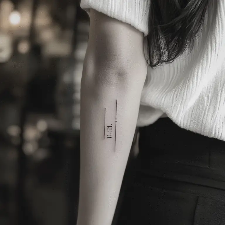 59+ Spiritual 11:11 Tattoo Ideas: Minimalist Designs & Meaningful ...