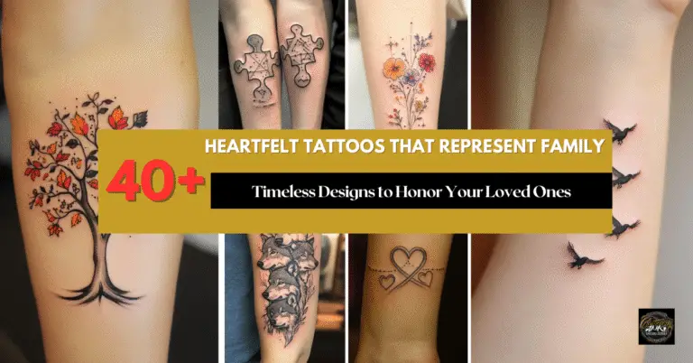 40+ Heartfelt Tattoos That Represent Family: Timeless Designs to Honor ...