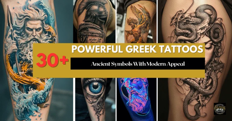 30+ Powerful Greek Tattoos: Ancient Symbols With Modern Appeal ...