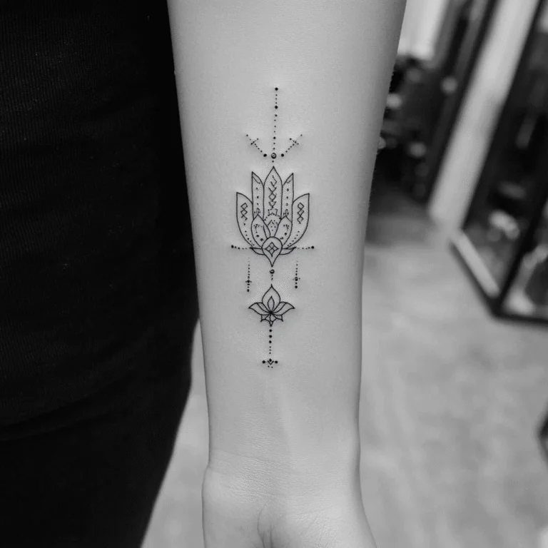25+ Elegant Line Work Tattoo Ideas That Make a Subtle Statement ...
