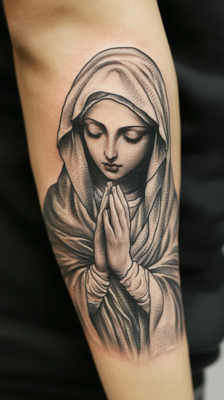 30+ Powerful Virgin Mary Tattoo Designs: Sacred Symbols of Faith ...