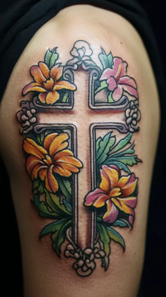 31+ Powerful Cross Tattoos for Men: Designs That Symbolize Faith ...