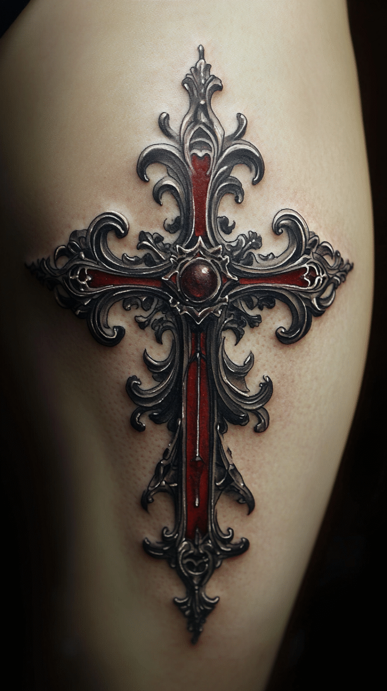 31+ Powerful Cross Tattoos for Men: Designs That Symbolize Faith ...