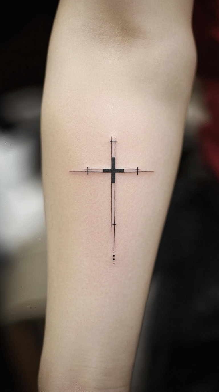 31+ Powerful Cross Tattoos for Men: Designs That Symbolize Faith ...