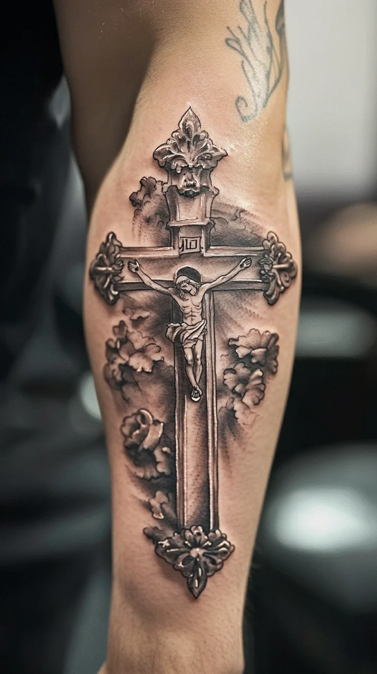 31+ Powerful Cross Tattoos for Men: Designs That Symbolize Faith ...