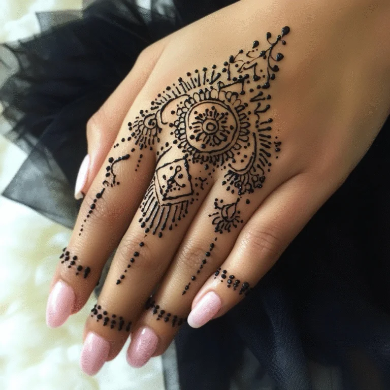 22+ Stunning Henna Tattoo Designs: Traditional Patterns & Modern Trends ...