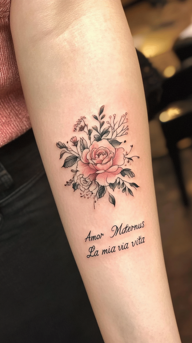 35+ Meaningful Tattoos for Moms: Honor Your Journey with Beautiful Ink ...