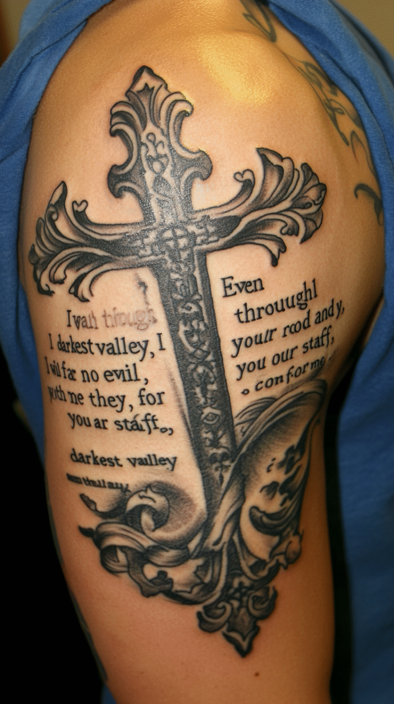 101+ Powerful Bible Verse Tattoos for Men: Faith Inked on Skin ...