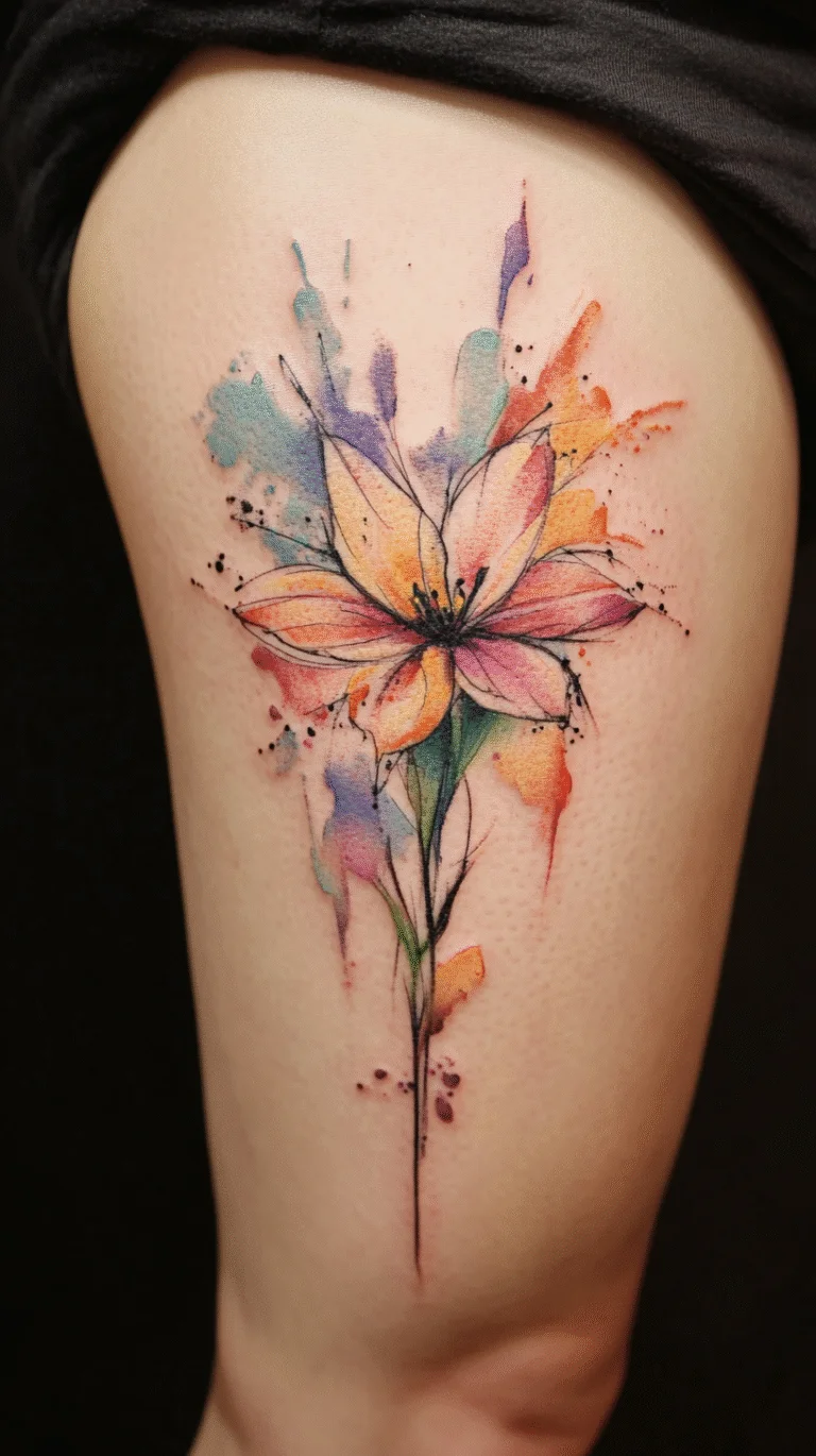 25+ Stunning Upper Thigh Tattoo Ideas: From Delicate Designs to Bold ...