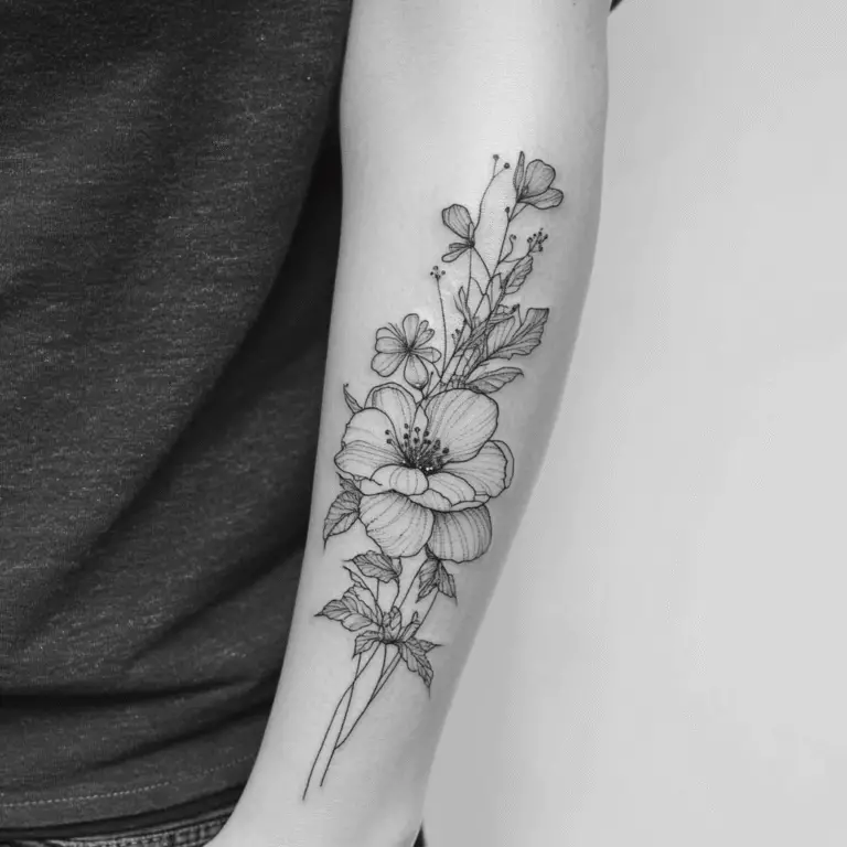 25+ Elegant Line Work Tattoo Ideas That Make a Subtle Statement ...