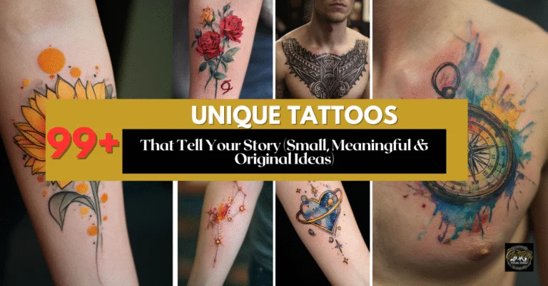 99+ Unique Tattoos That Tell Your Story (Small, Meaningful & Original ...