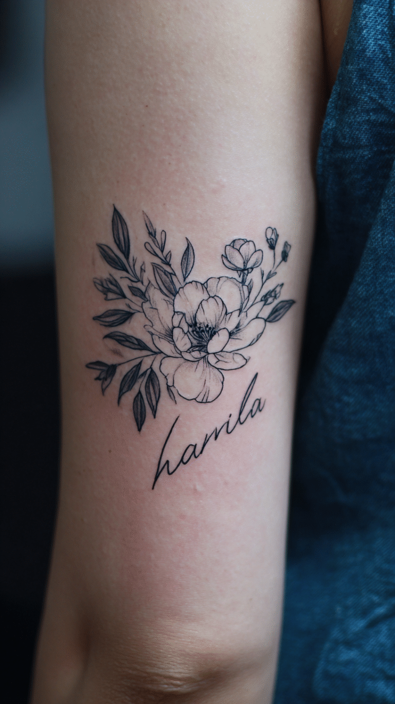 75+ Beautiful Name Tattoos for Women: Meaningful Designs to Honor Loved ...