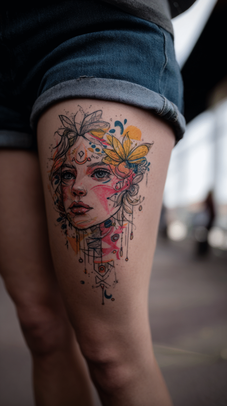25+ Stunning Thigh Tattoos for Women: Bold Designs & Meaning Guide 2026 ...