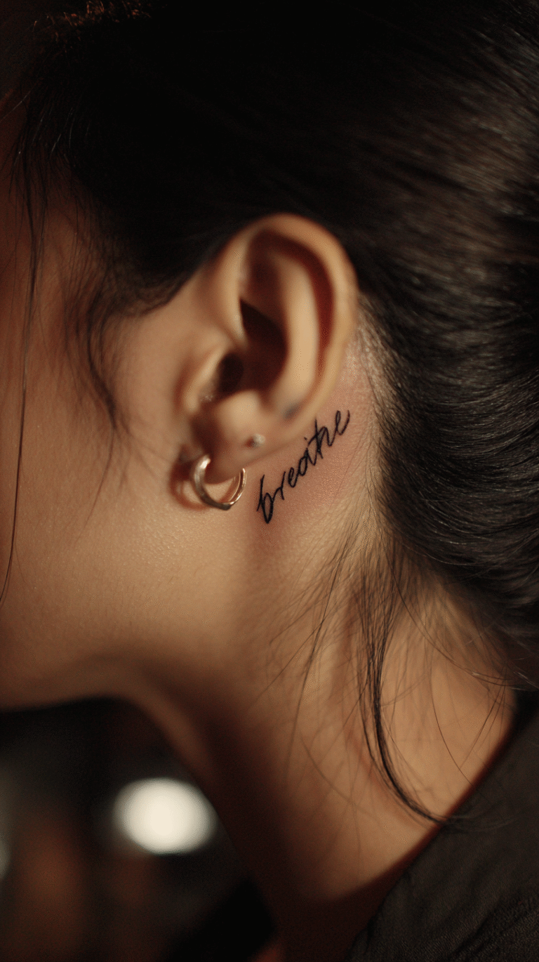 19+ Stunning Ear Tattoos: Design Ideas, Placement Tips & Everything You ...