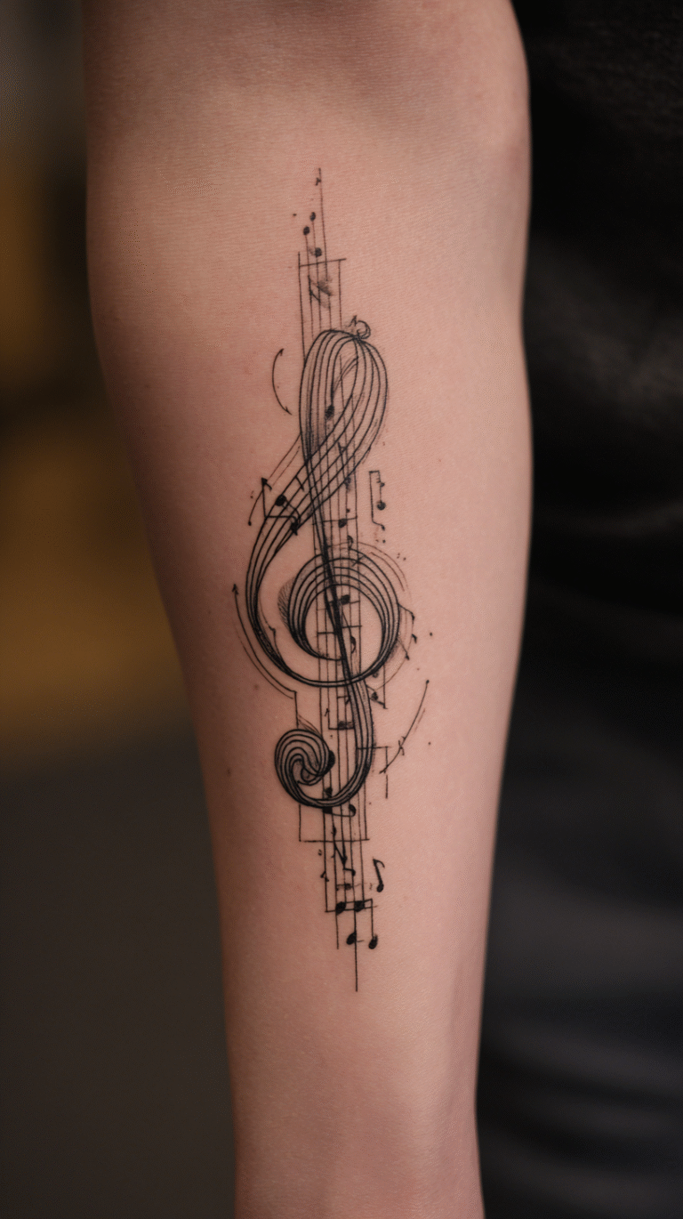 50+ Best Music Tattoos: Creative Ideas & Placement Guide for Music ...